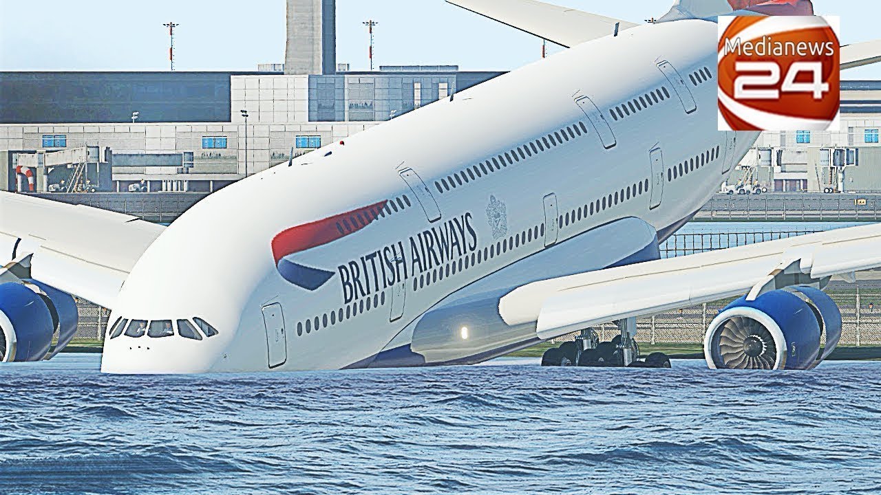 Biman Accident A380 Runway Overrun Emergency Landing X Plane 11 - YouTube