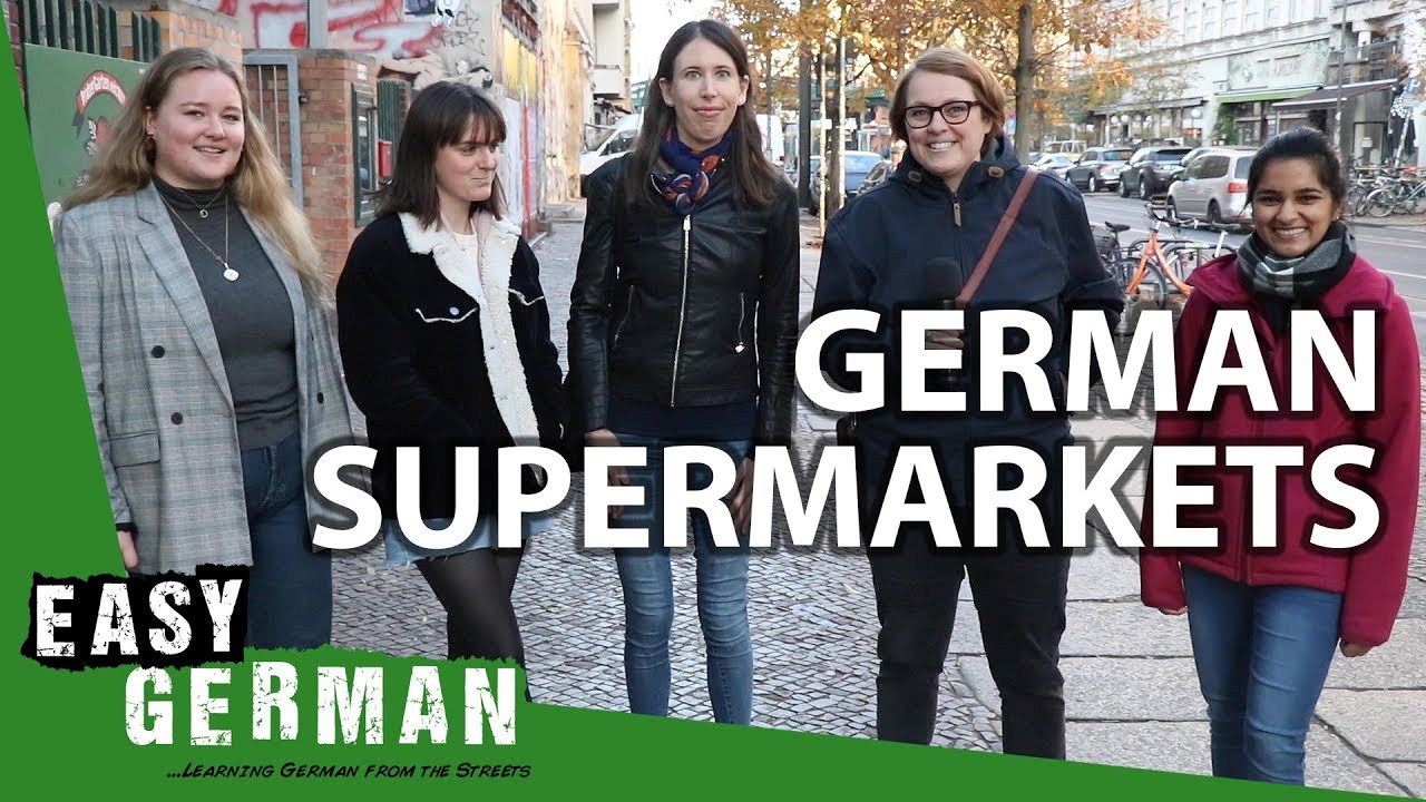 What is special about German supermarkets | Easy German 271 - YouTube