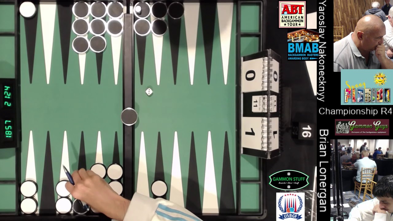 2018 Sunny Florida Backgammon Championship Round 4 - Yaroslav ...