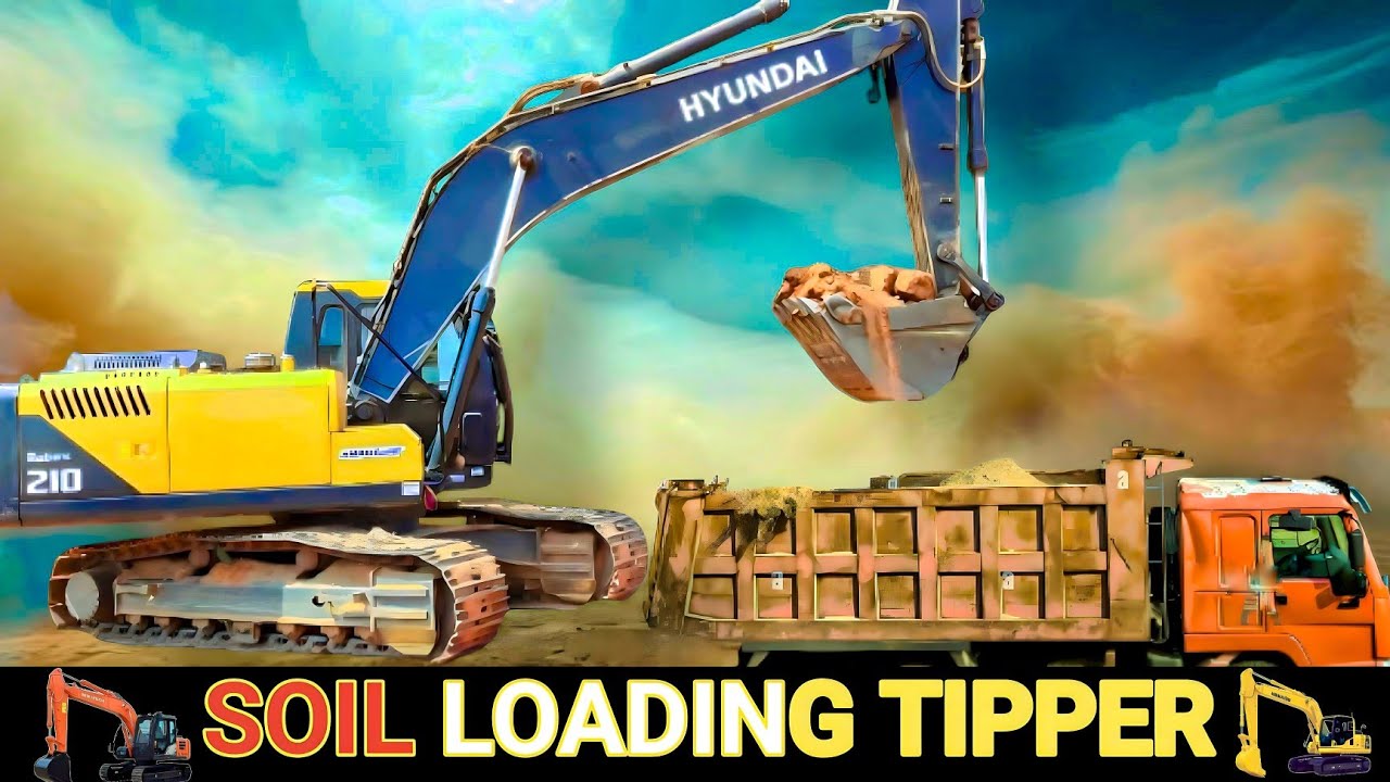 Excavator vs Tipper Truck - The Ultimate Loading Showdown - YouTube