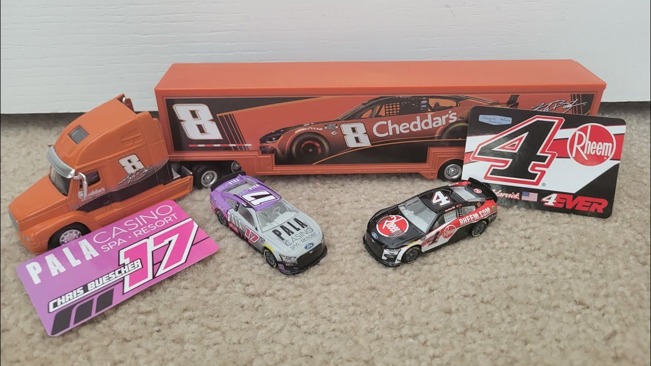 Unboxing 2 Nascar 1:64 diecasts/Diecast Hauler - YouTube