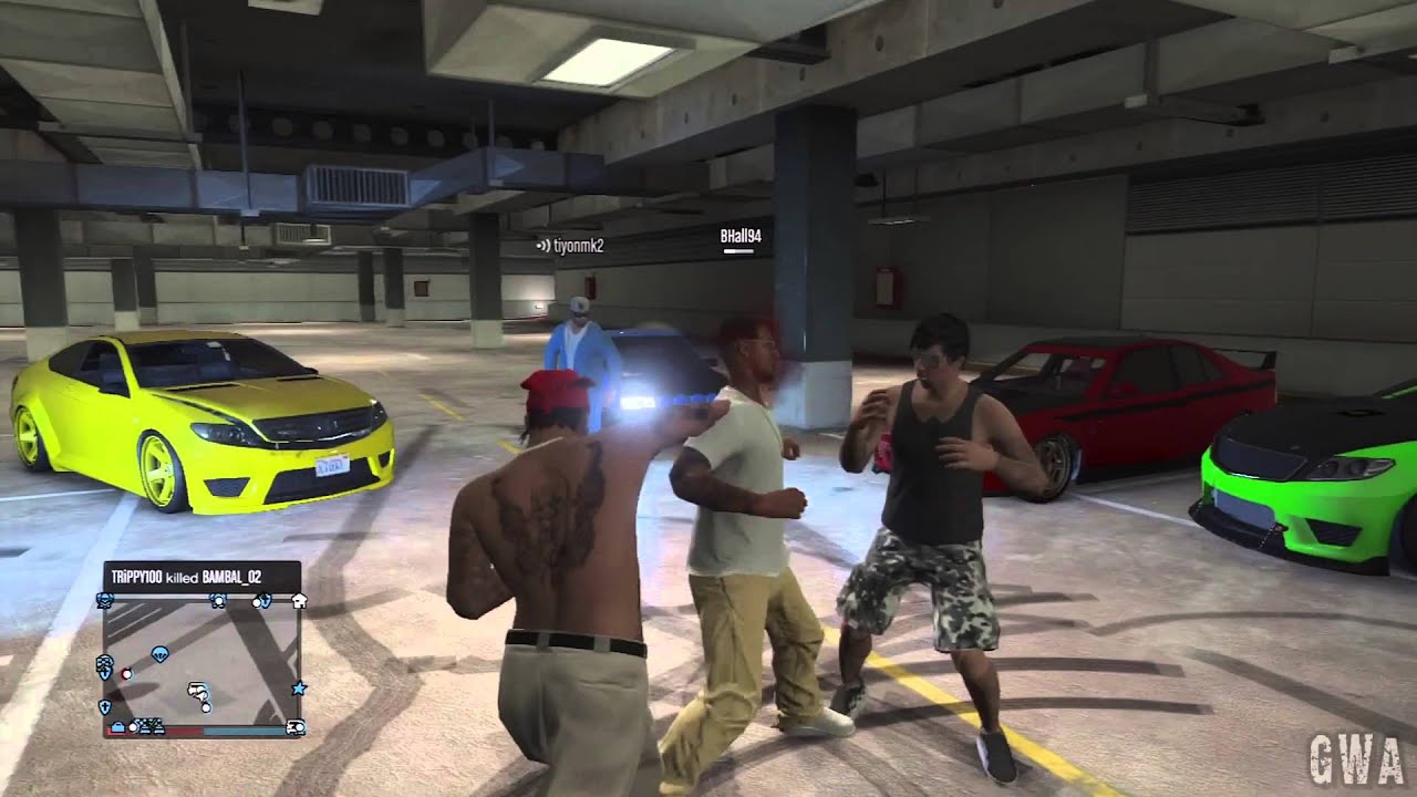 GTA V (PS3) | Fight Club (Testing) - YouTube