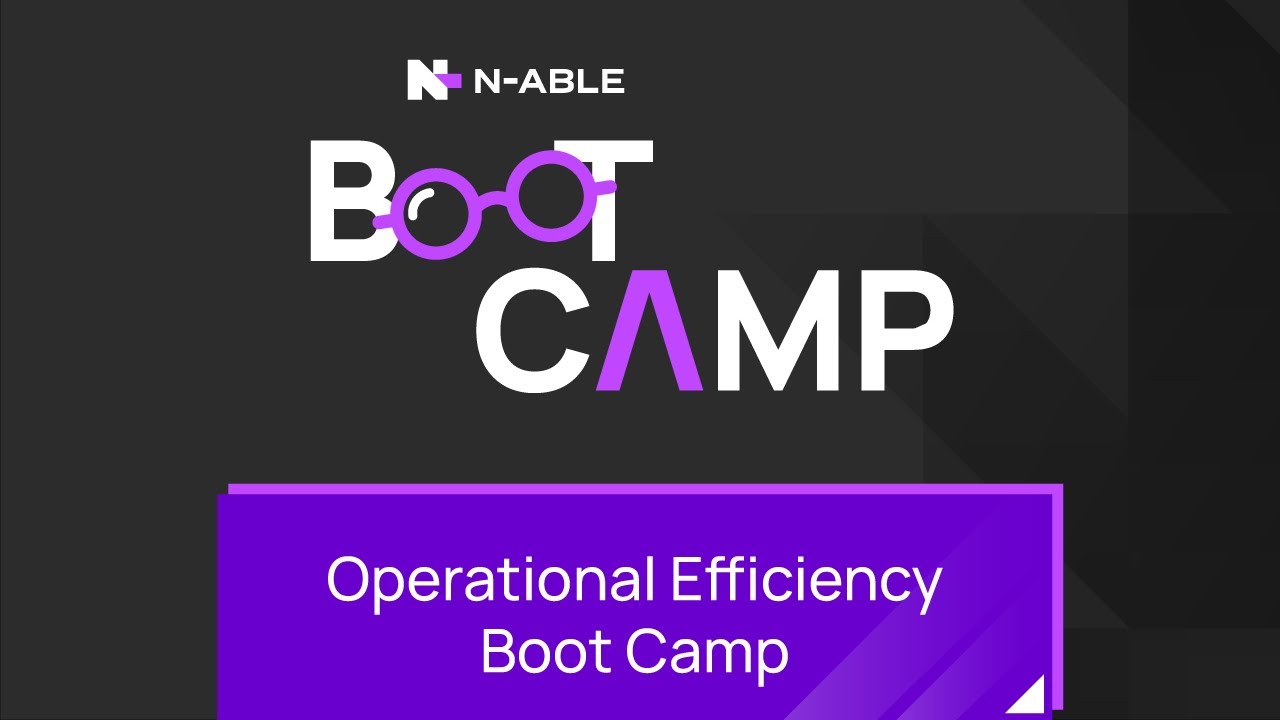 Operational Efficiency Boot Camp Youtube