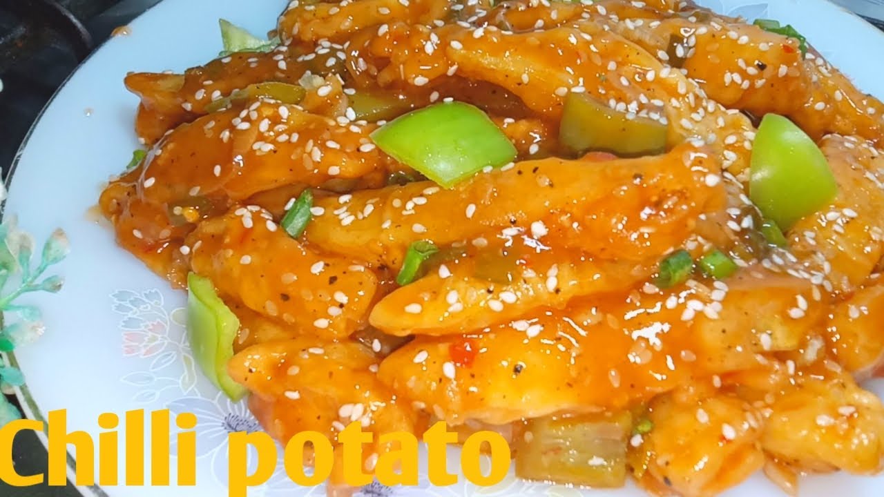 chilli potato recipe | restaurant style chilli potato - YouTube