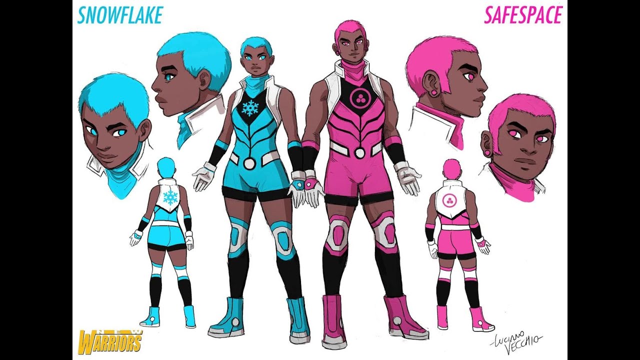 Marvel announces exciting new heroes snow flake and safe space - YouTube