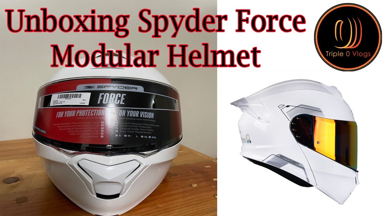 Spyder Force Modular Helmet | Unboxing - YouTube