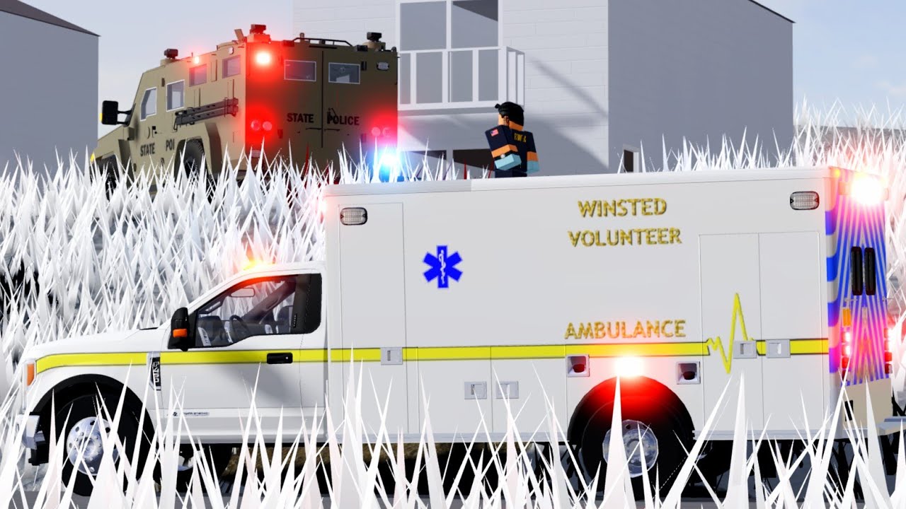 Connecticut RP | Responding At The Request Of SRU (EMS) | ROBLOX - YouTube