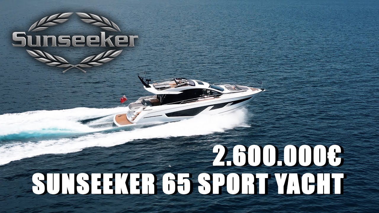 Sunseeker Sport Yacht 65 Yacht Tour in Palma de Mallorca 🛥️🇪🇸🌊🎥 - YouTube