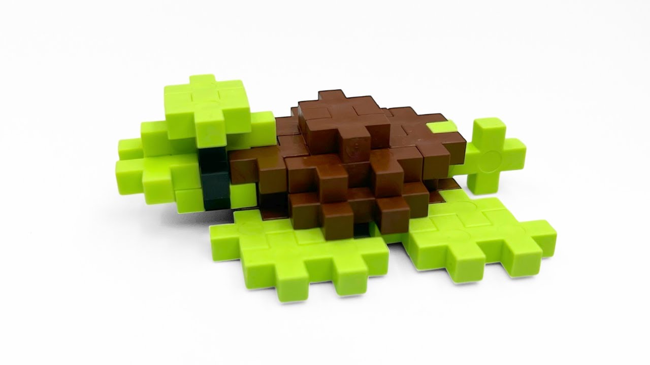 Plus-Plus Sea Turtle Instructions - YouTube