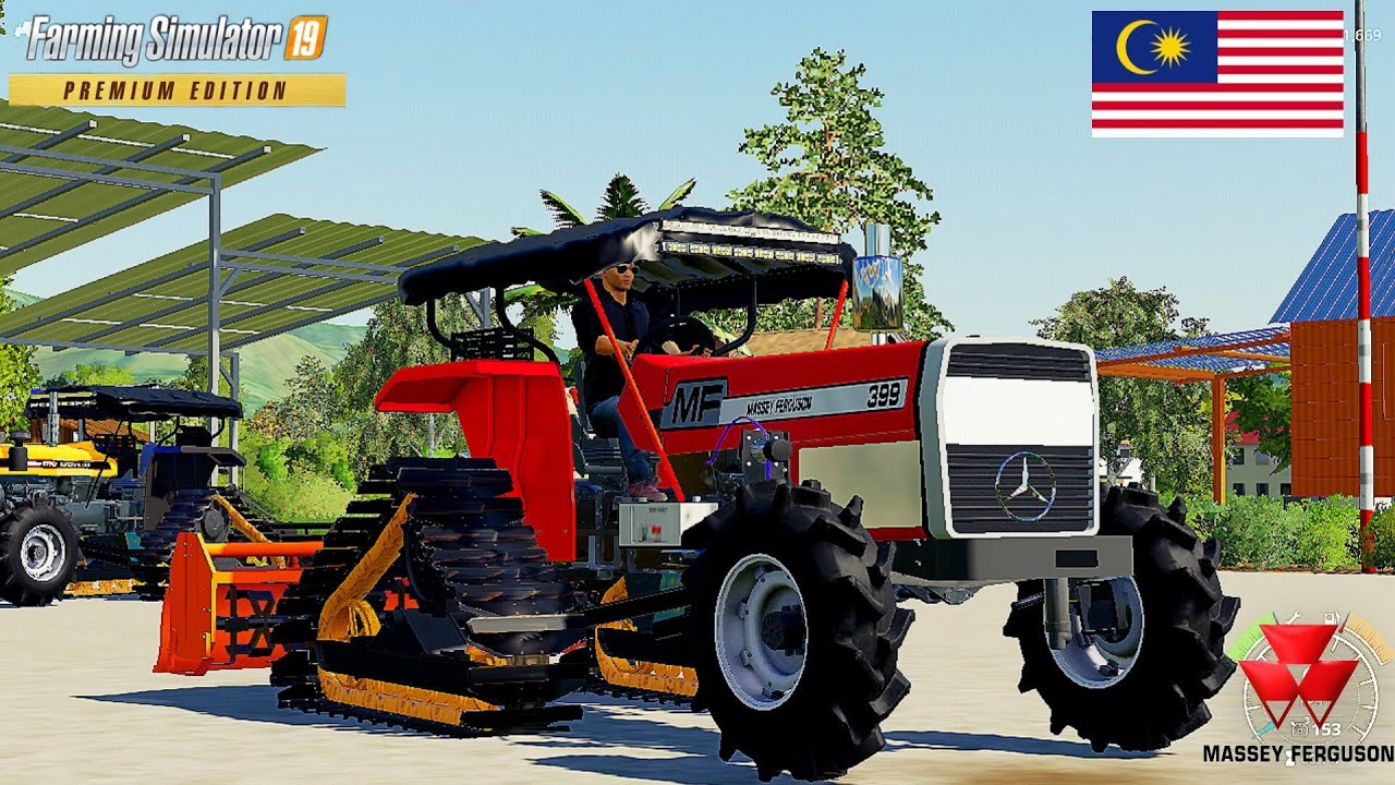Farming Simulator 19 Mod Malaysia | Trekta Massey Ferguson 399 ( Engine ...