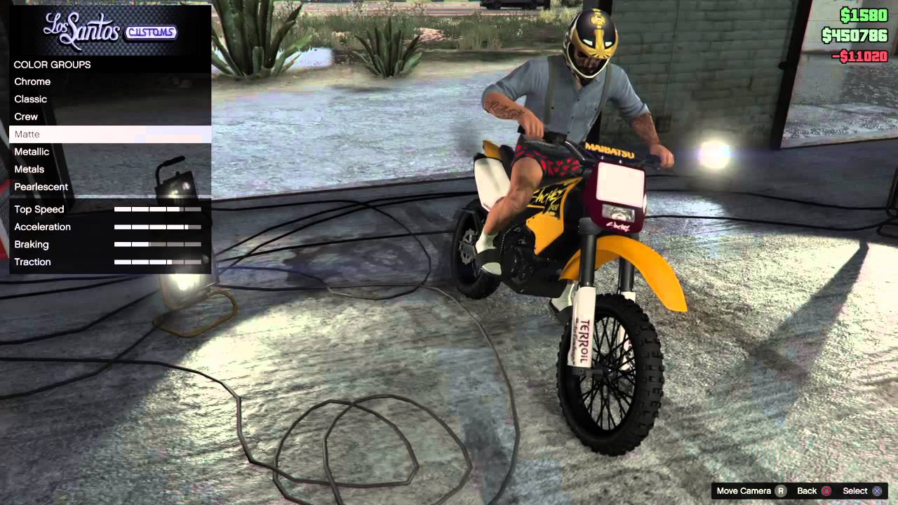 GTA5 Motocross in GTA5 ps4 - YouTube