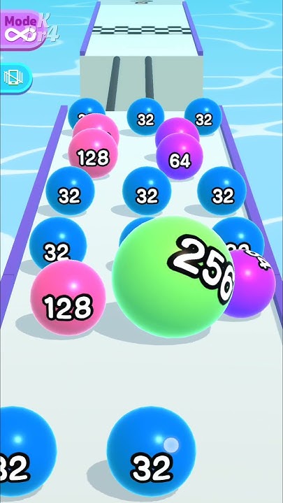 Ball Run 2048: Unir números Level 7 #mobilegame #gaming #ball #running - YouTube