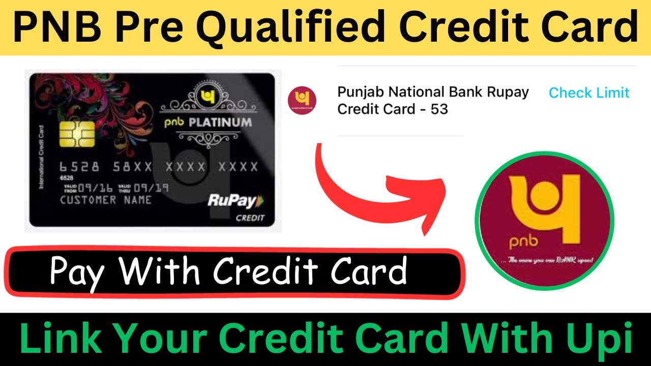 how to link rupay credit card with paytm Upi | PNB credit card ...