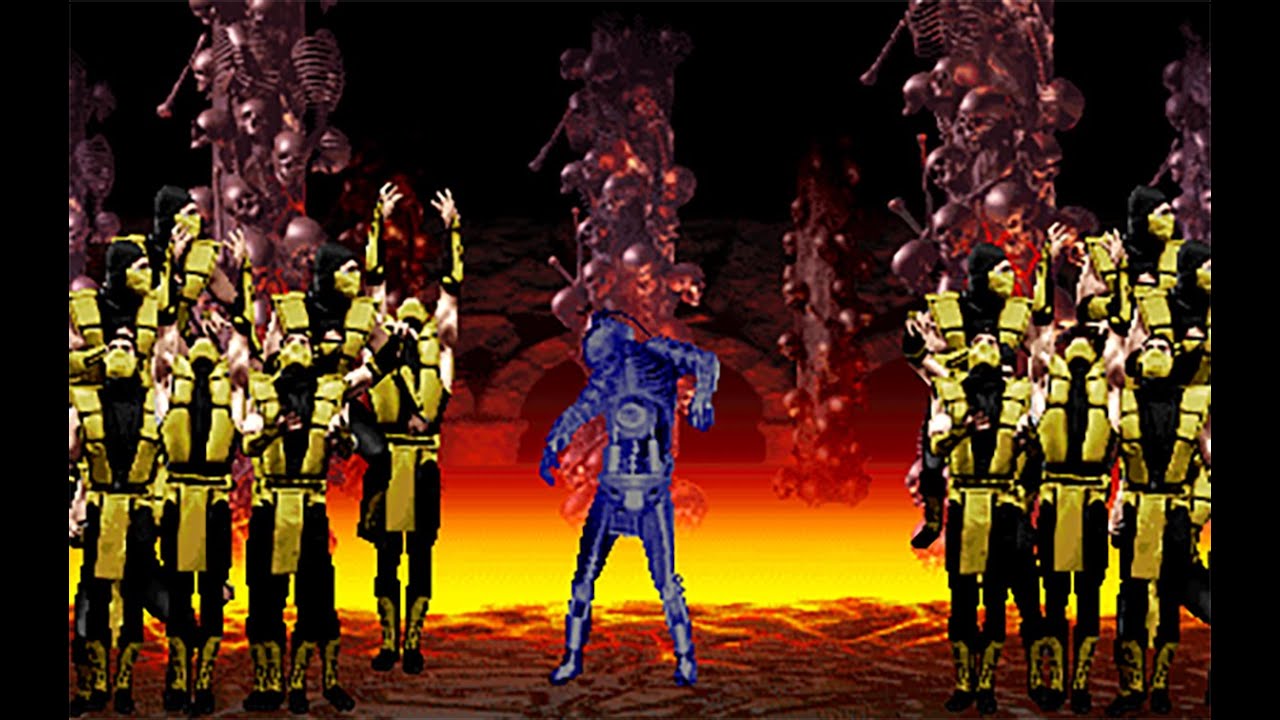 Ultimate Mortal Kombat 3 - Scorpion - Hell Summon Fatality - YouTube