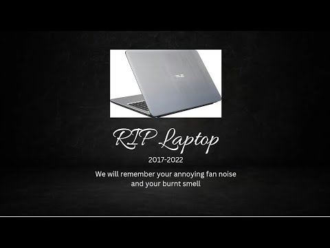 RIP Giga Chad Laptop (Its Back I fixed it LOL)