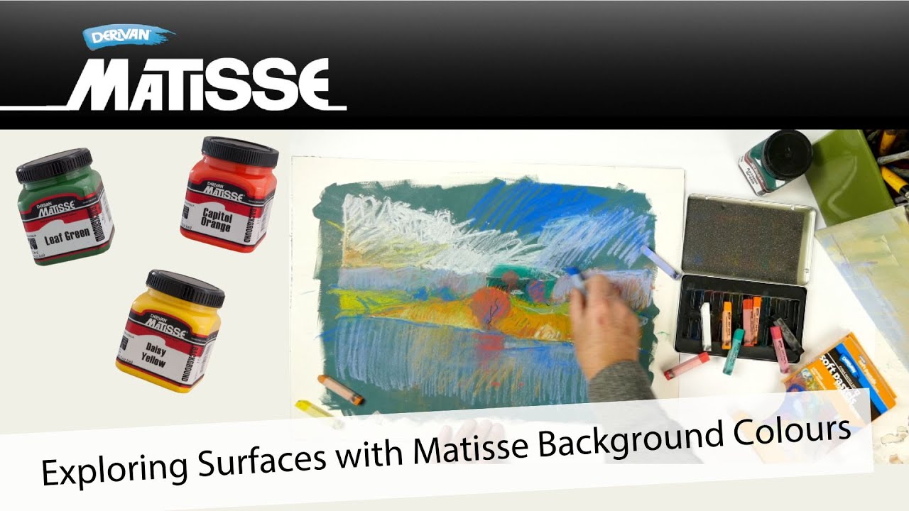 Coloured Gesso | Exploring Surfaces with Matisse Background Colours ...