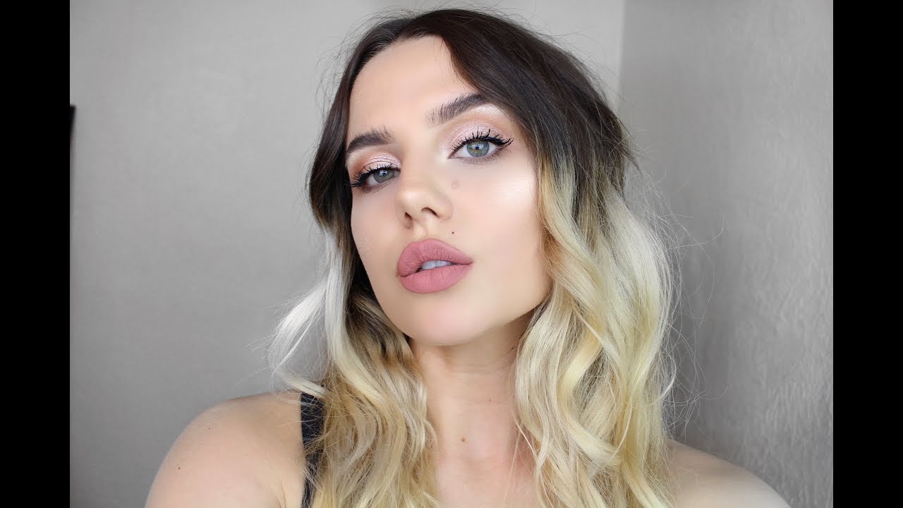 BOMBSHELL MAKEUP LOOK ♡ NO FALSE LASHES - YouTube