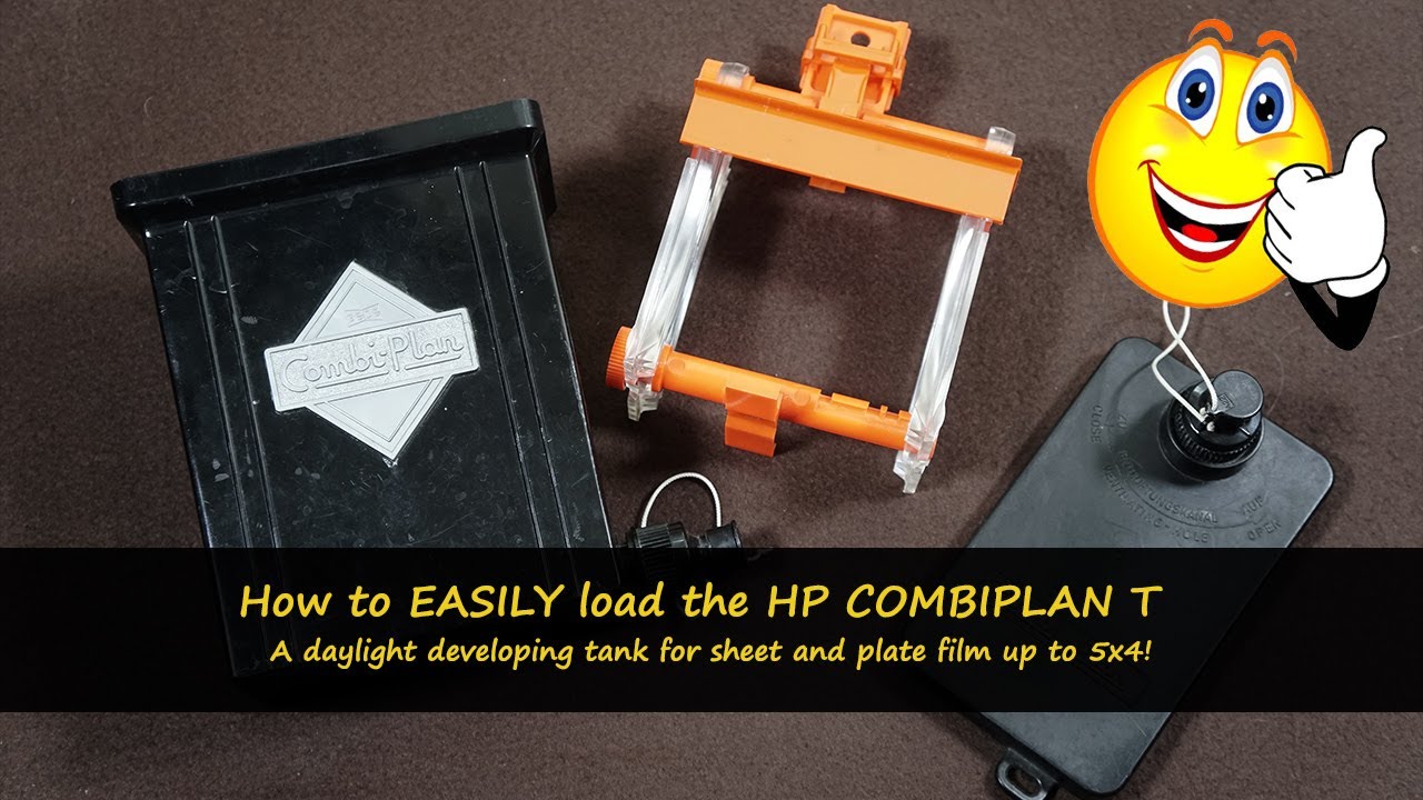 How to EASILY load the HP COMBI PLAN T developing tank - YouTube