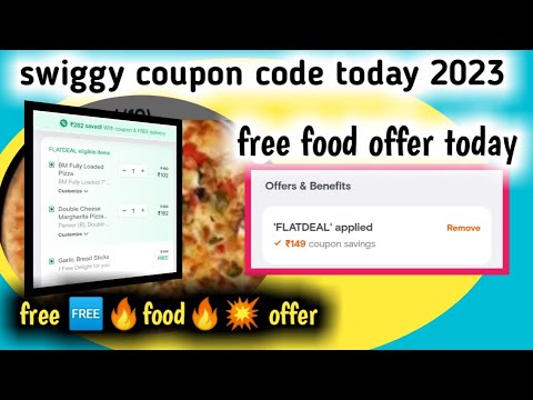 swiggy coupon code today 2023 | swiggy free food offer today | swiggy ...