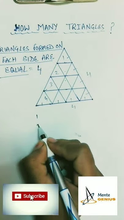 How to count the triangles?how many triangles are there?counting ...