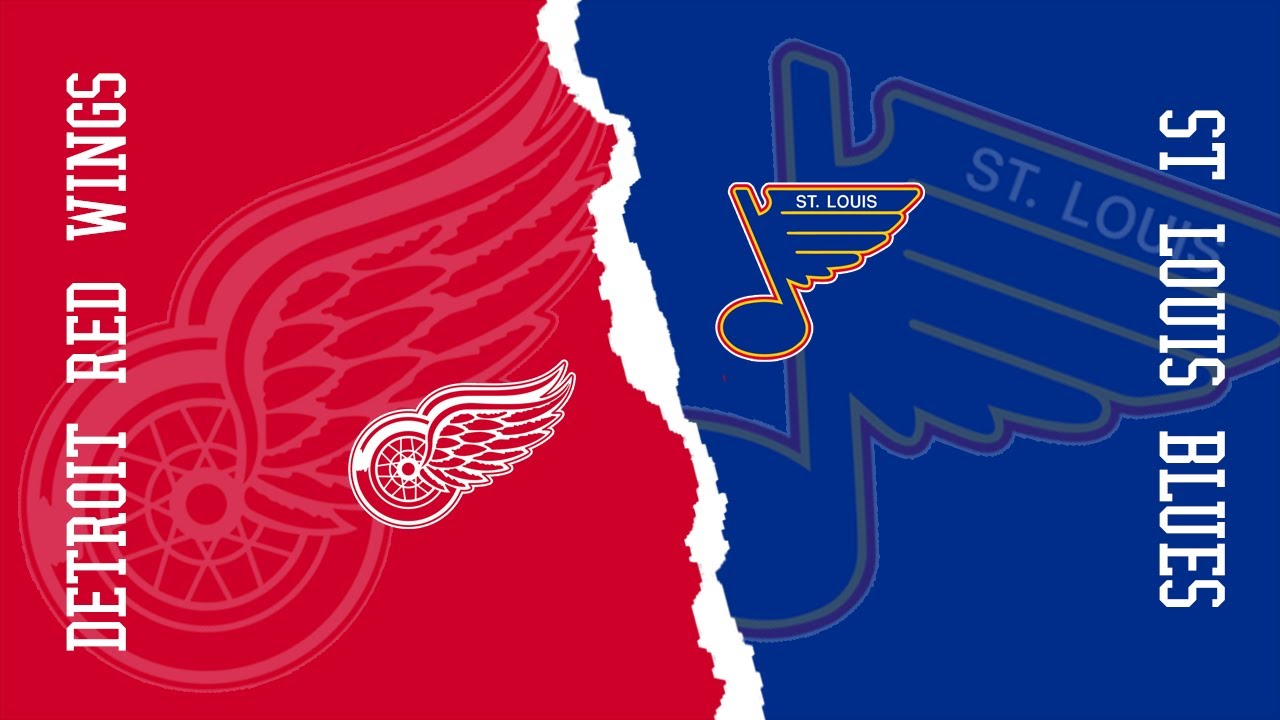 68 - Red Wings VS Blues - Saison 1998 - NHL - YouTube