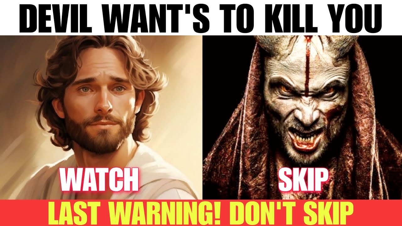 My Child, Devil Want's To Kill You Don't Skip 😱 | God message for you ...