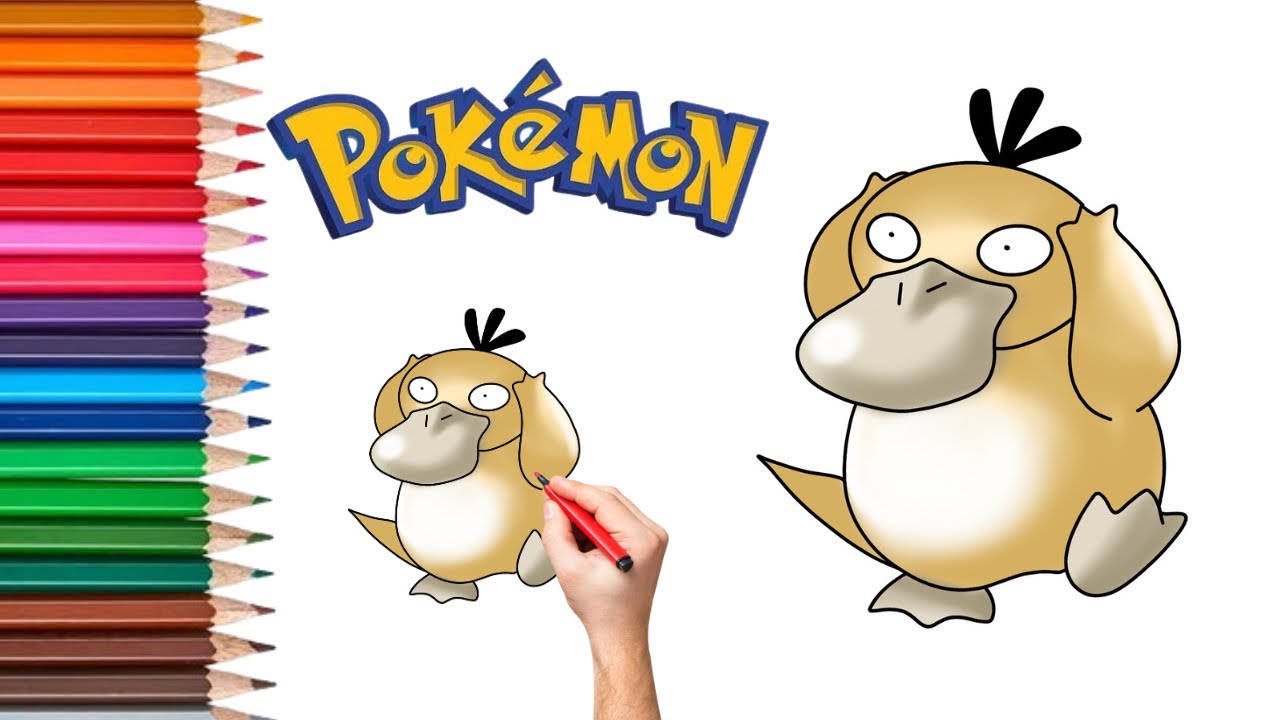 How To Draw Pokémon Psyduck | Easy To Draw #psyduck #pokemon - YouTube