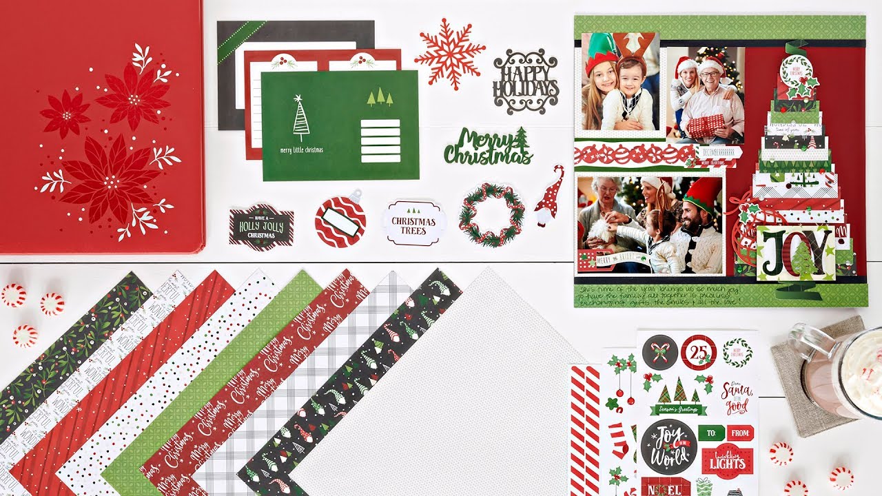 Merry Little Christmas Embellishments by Creative Memories - YouTube