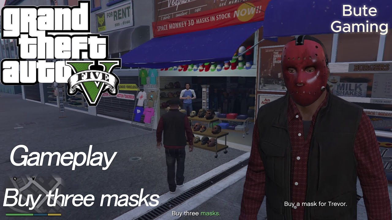 Buy three masks | Grand Theft Auto | GTA 5 Gameplay #32+ | ButeGaming ...