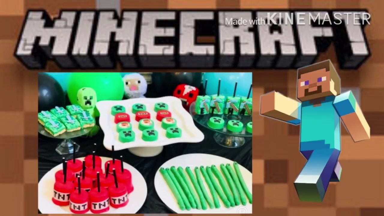 Minecraft Dessert Table Ideas - YouTube