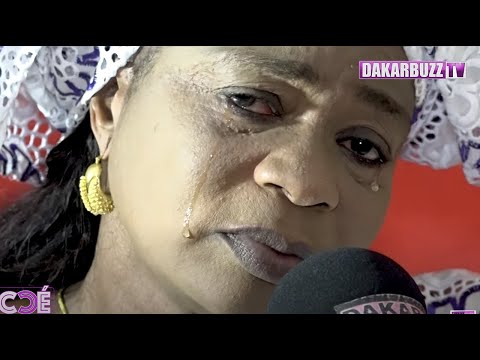 EMOTION AND SADNESS: Maty Thiam Dogo breaks down and bursts into tears