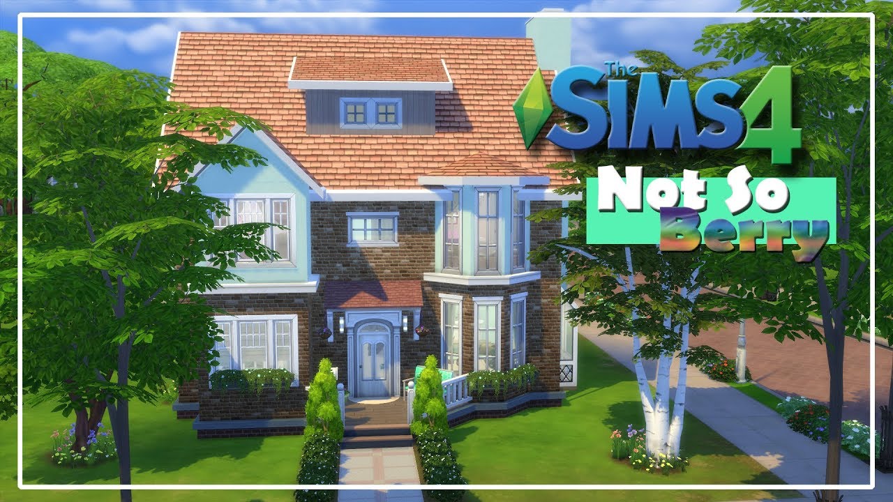 Not So Berry ~ Mint House | The Sims 4: Speed Build - YouTube