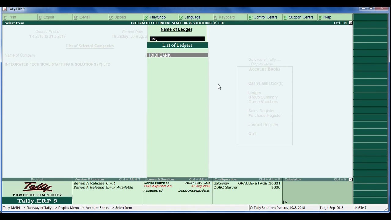 Tally Receipts Entry I Bank Entry #Tally #Bank #Entry #Receipts #BRS # ...