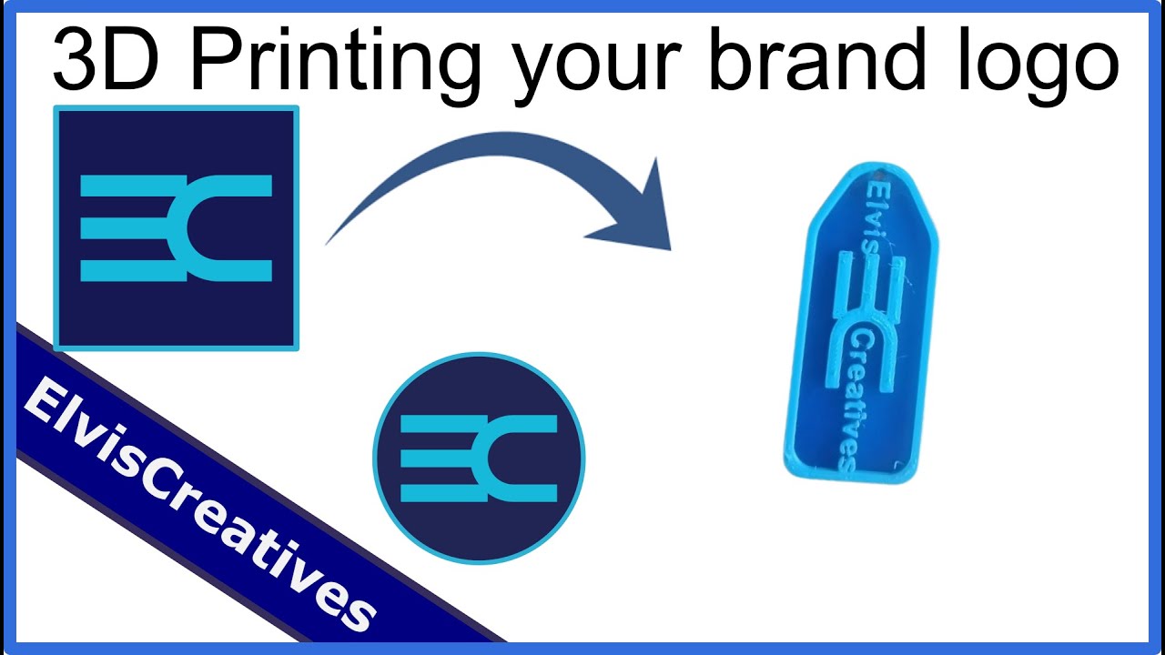 3D Printing of a Modern Logo Tutorial For Beginner's part 2 - YouTube