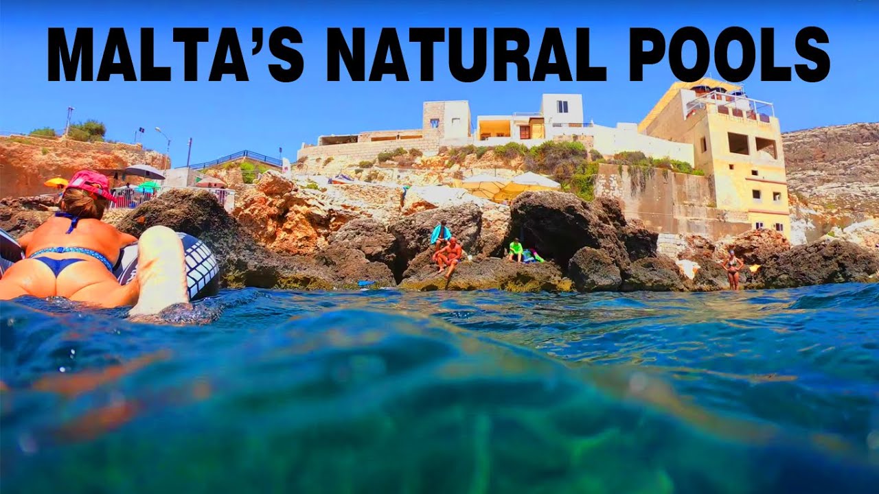 The Best Natural Pools of Malta 🇲🇹 I Ghar Lapsi St.Peter's Pool #malta ...