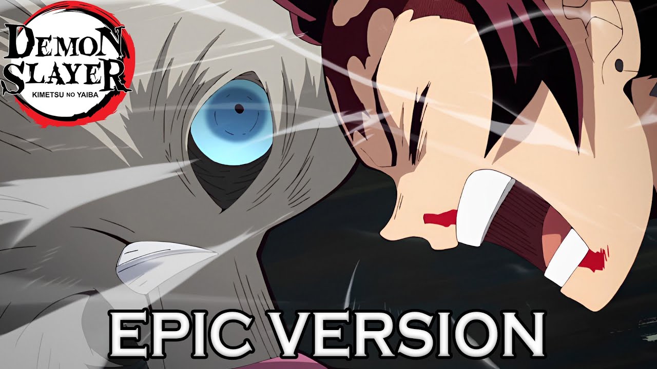 Demon Slayer: Tanjiro vs Inosuke Theme | EPIC ROCK COVER (鬼滅の刃 OST ...