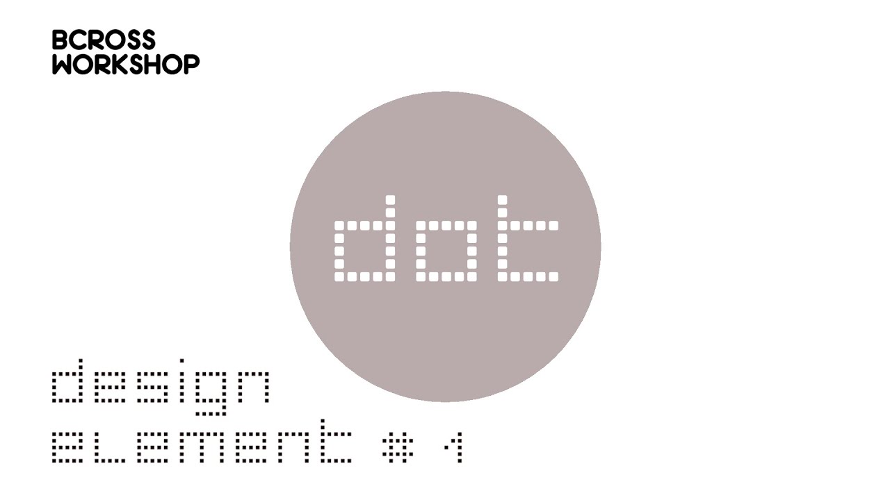 【平面设计】设计元素【点】的分享_element of design principle [dot]【教学教室】 - YouTube