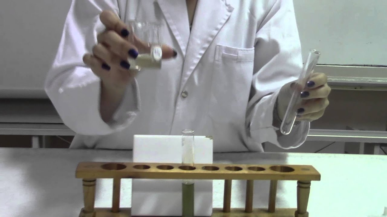 CHEMISTRY: Cation Test for Fe2+ (using NaOH and NH4OH) - YouTube