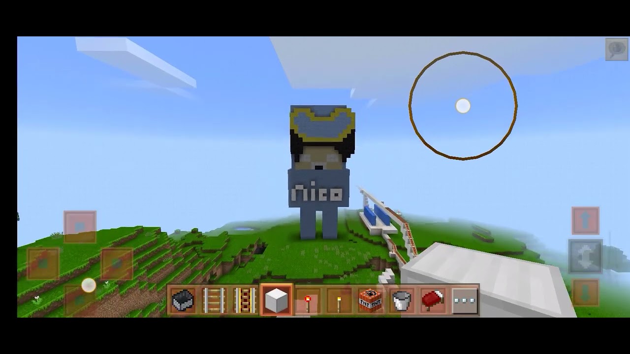 Nico statue in Minecraft - YouTube