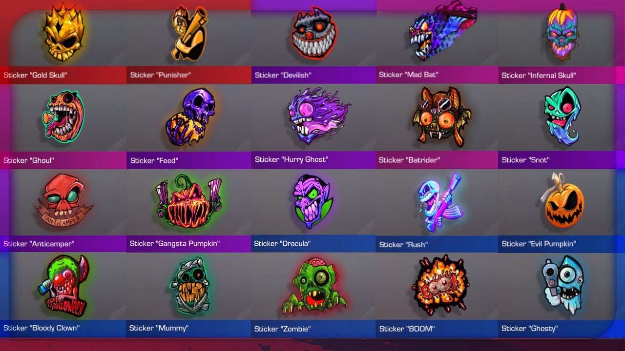 Перевод Halloween Collection 2019 в Standoff 2 0.23.1 / Перевод Наклеек ...