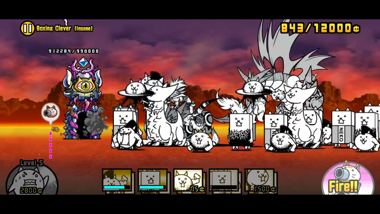 Battle Cats Boxing Clever (Insane) - Box Cats Awakens Stage 2 - YouTube