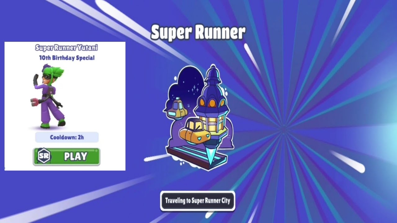 SUBWAY SURFERS SUPER RUNNER EVENT TRAVELING TO SUPER RUNNER CITY YUTANI ...