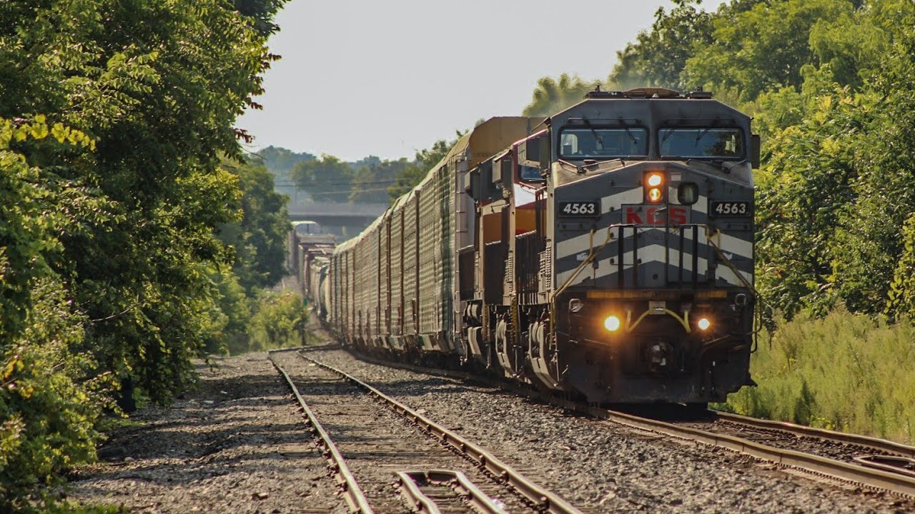 VERY SPECIAL!!! Grey Ghost KCS 4563 leads a combined CPKC 134/CPKC 734 ...