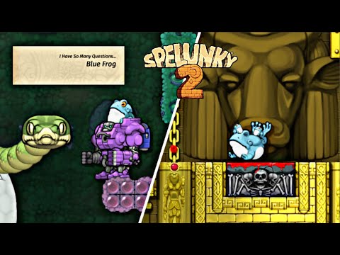 Spelunky 2, But I am A FROG - YouTube
