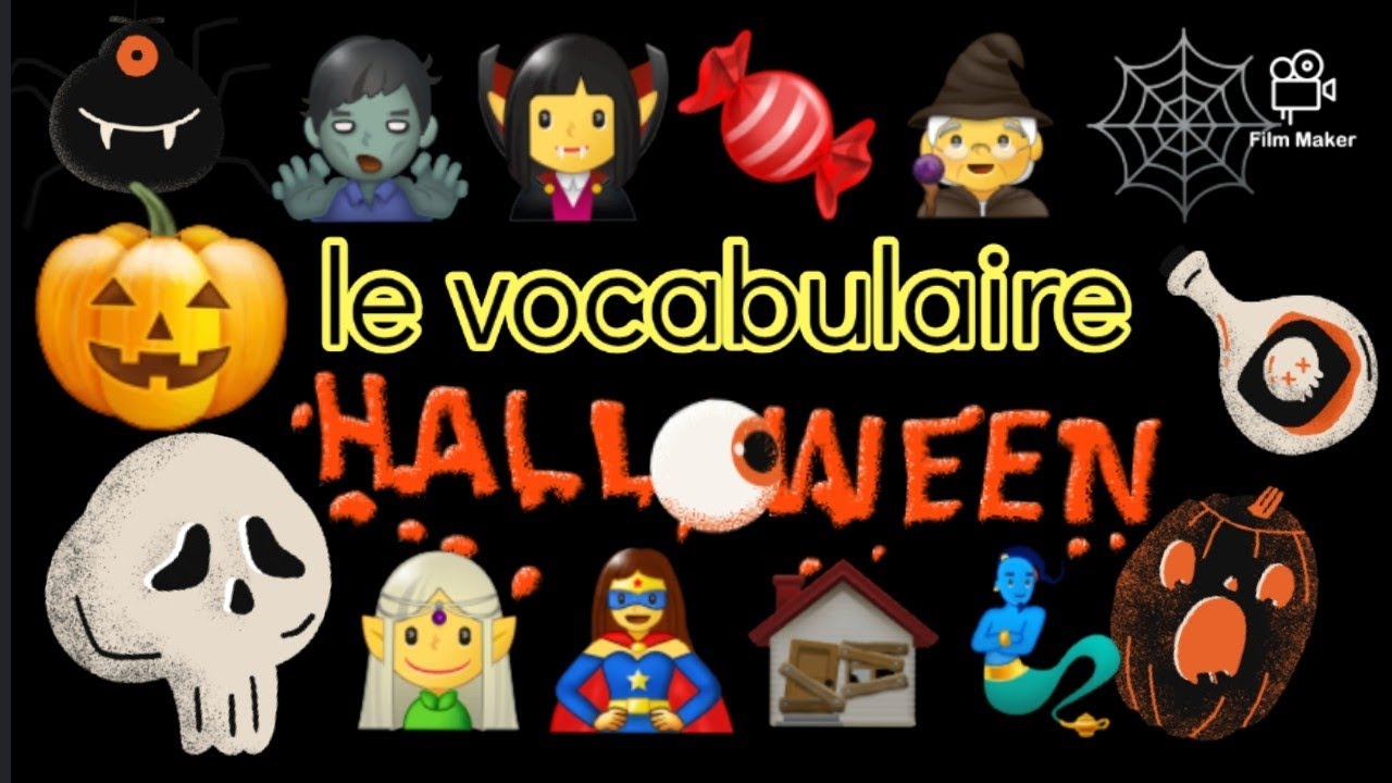 découvrez facilement le vocabulaire d'Halloween🎃🧙‍♀️en français - YouTube