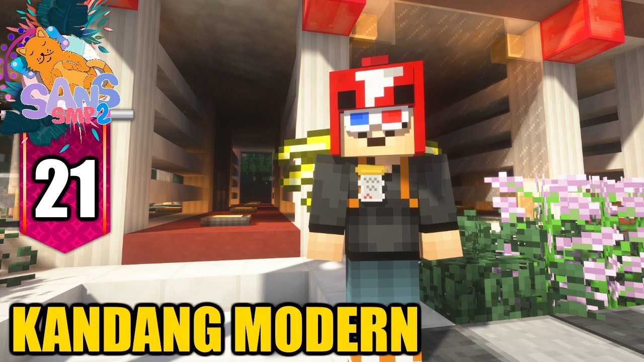 Minecraft Sans SMP S2 - Kandang Hewan Modern! (21) - YouTube