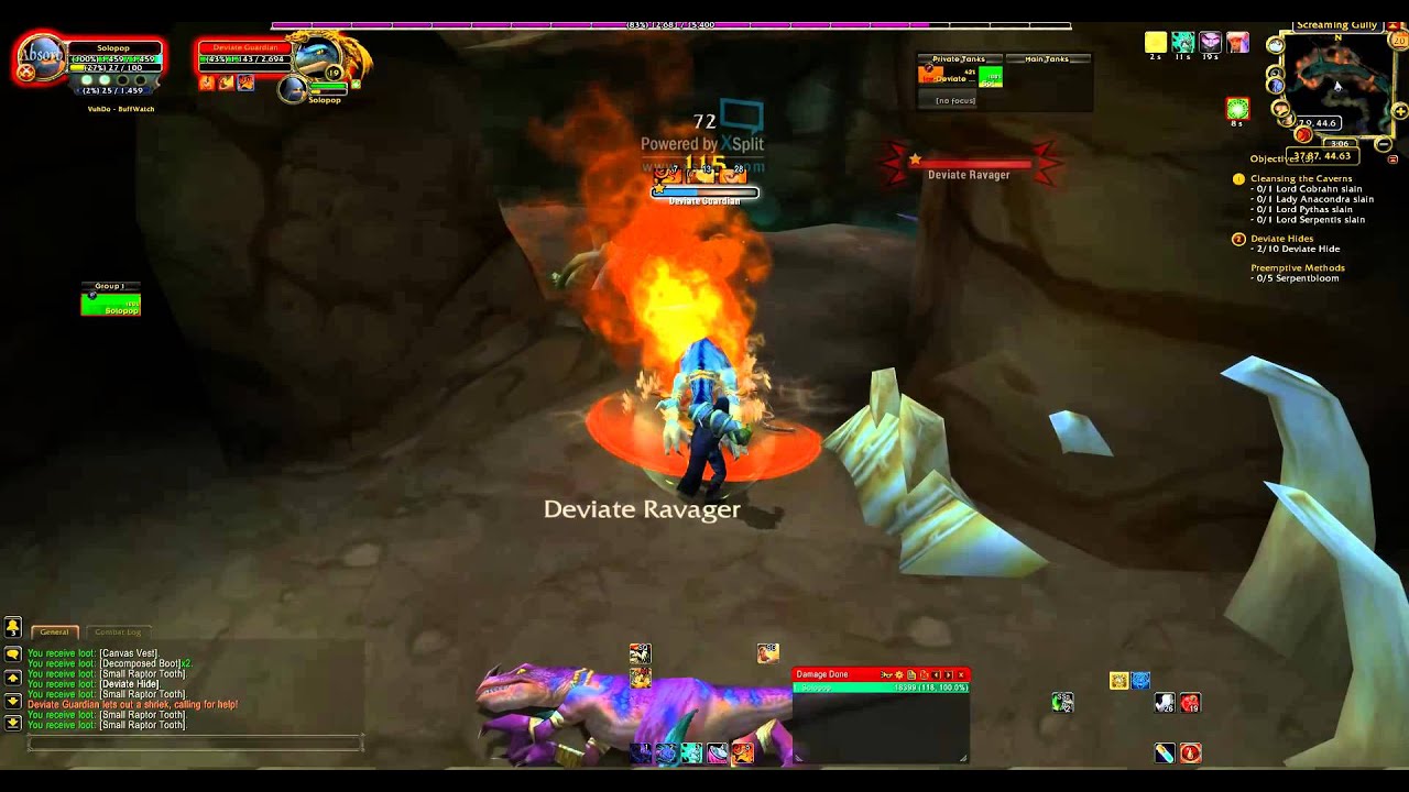 TheSoloPop in the Wailing Caverns - Lady Anacondra solo at level - YouTube