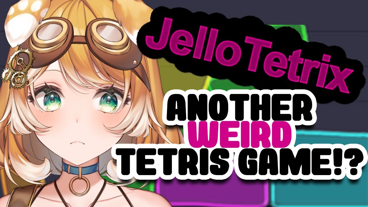 Another ADDICTIVE Tetris game!? 🤩 Jello Tetrix!【Bonnie Barkswell ...