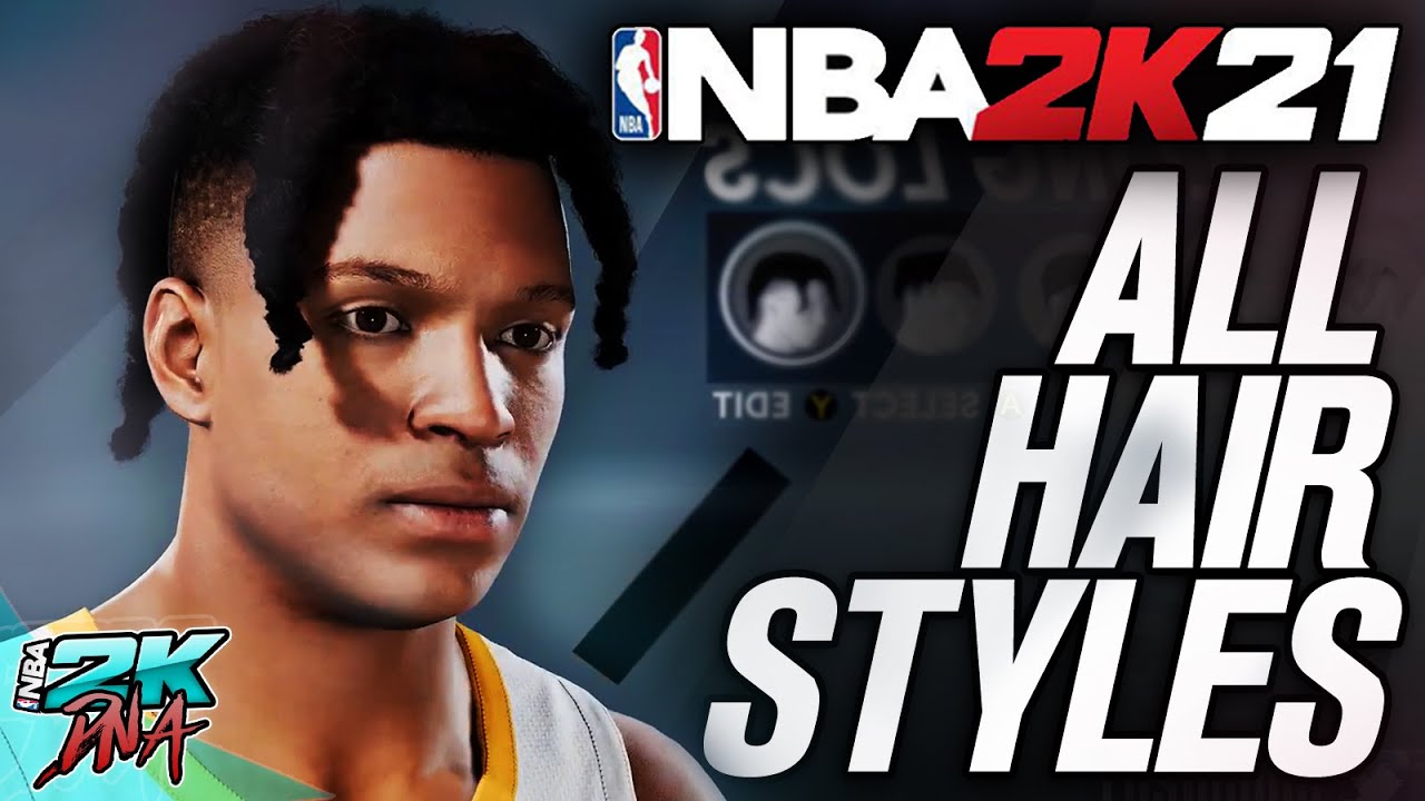 All Hairstyles - Next Gen NBA 2K21 - YouTube