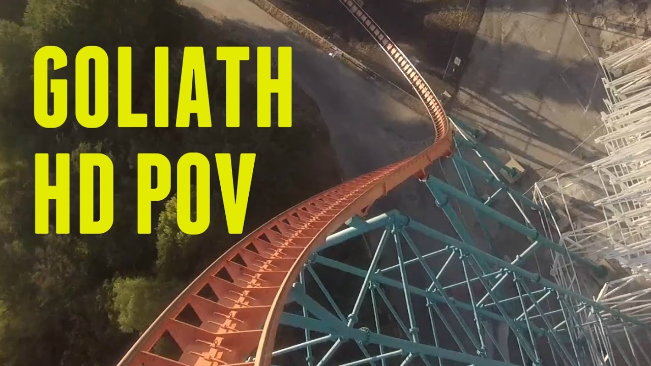 Goliath Roller Coaster Six Flags Magic Mountain Seats